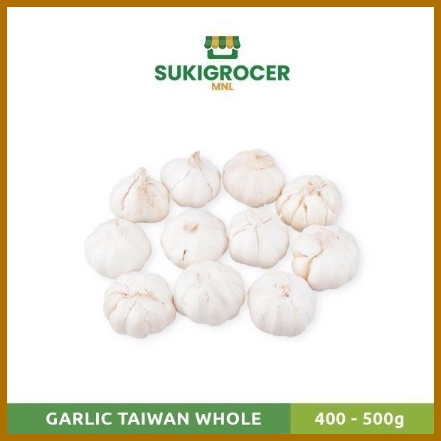 Sukigrocer Garlic Taiwan Whole 400-500g | Shopee Philippines