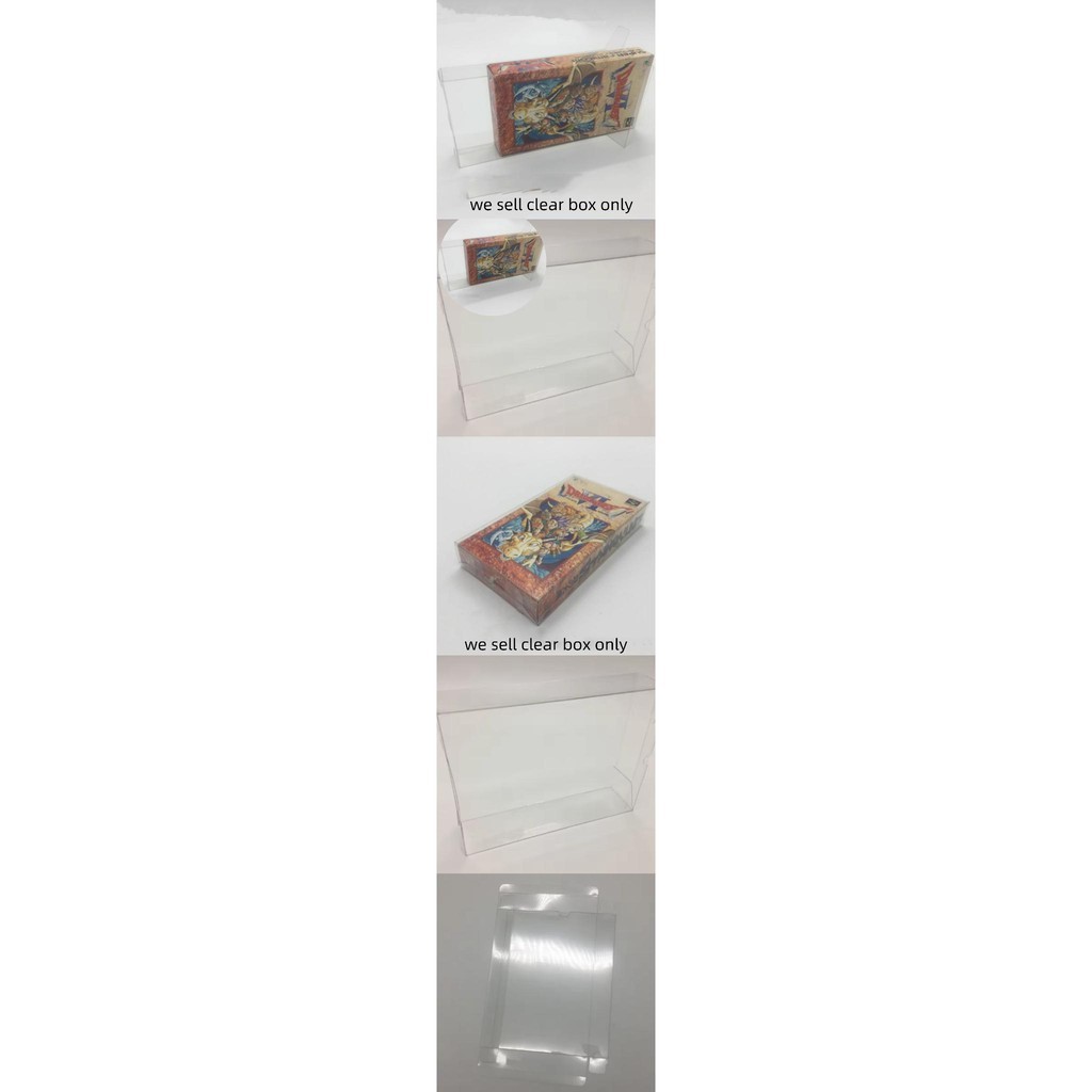 1pcs Japanese Game Protection Storage Case Replacement for SFC Clear ...