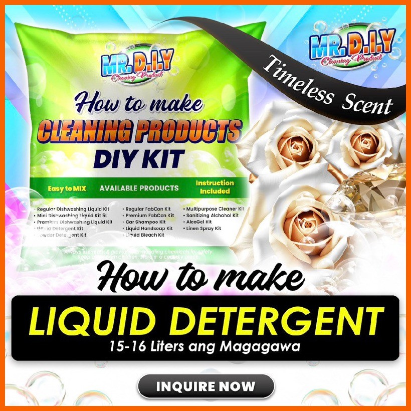 Liquid Detergent Kit DIY by MR DIY | Shopee Philippines