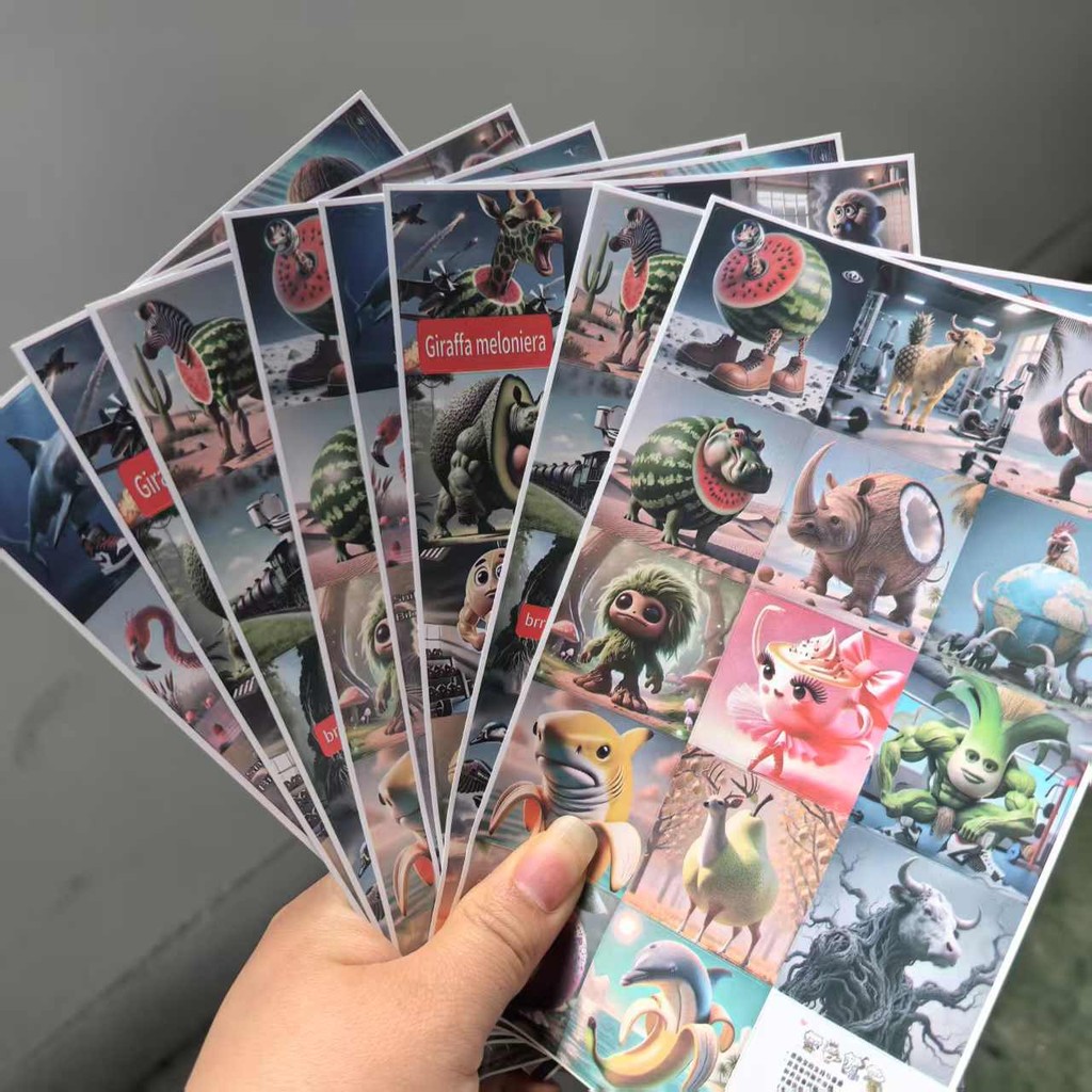 65pcs Tung Tung Tung Sahur waterproof Stickers Toy Tralalero Tralala ...