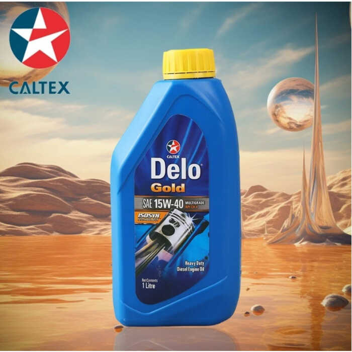 Caltex Delo Gold Ultra【1L】Sae 15W-40 For Diesel Multigrade 4 Liter ...