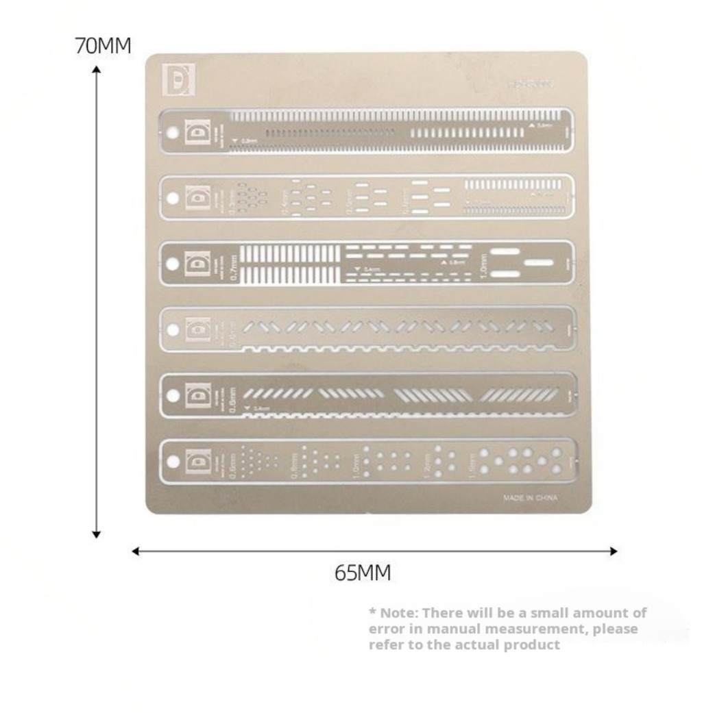 Gundam Model Engraving Auxiliary Ruler Gunpla Military Model ...