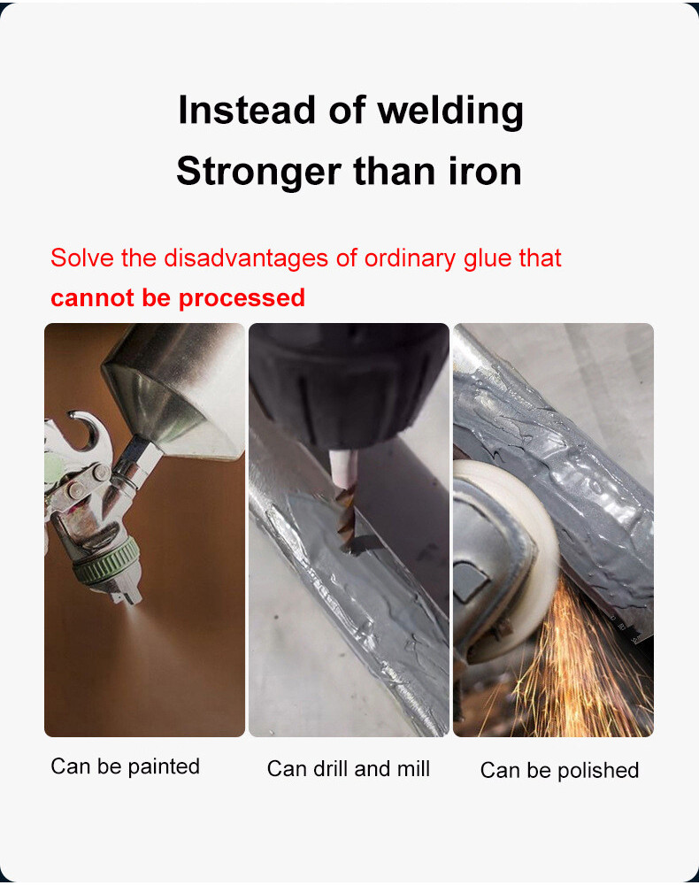 Heat resistant up to 800℃ DD Super strong metal glue Gam besi paling ...