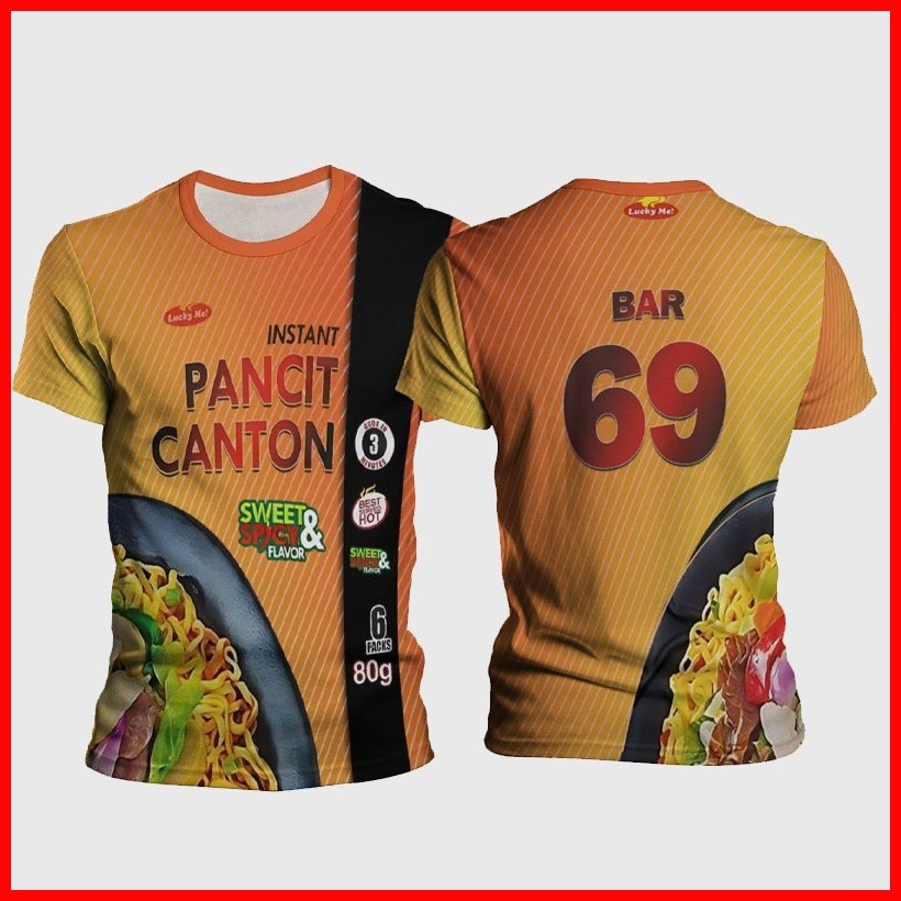 ☸ Pancit Canton Jersey Full Sublimation Tshirt（Customized Name and ...