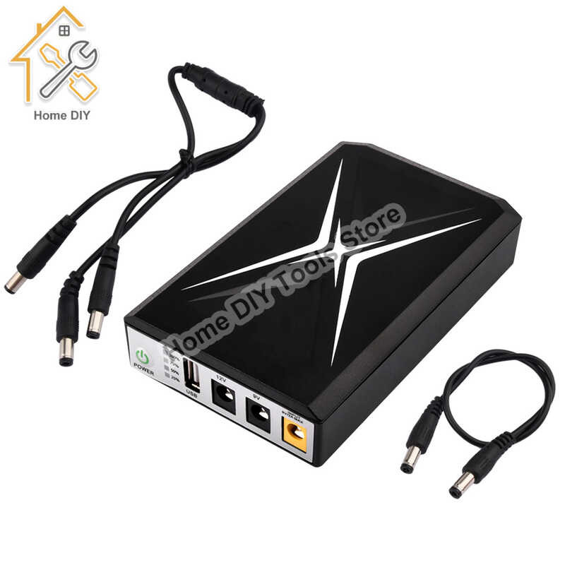 Uninterruptible DC 5V 9V 12V UPS Router Optical Cat Built-in Adapter ...