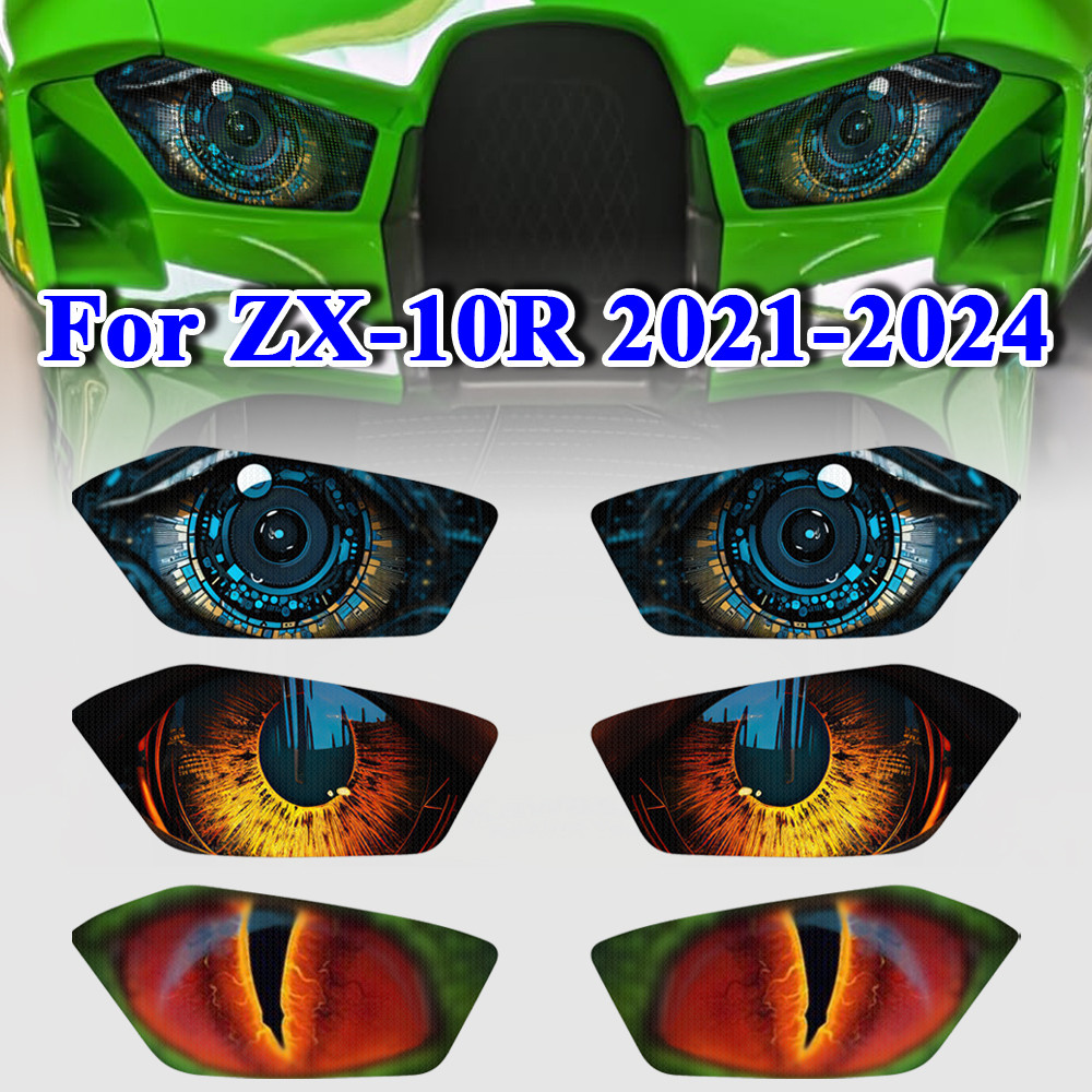 Motorcycle Headlight Stickers Accessories Front Fairing Head Light ...