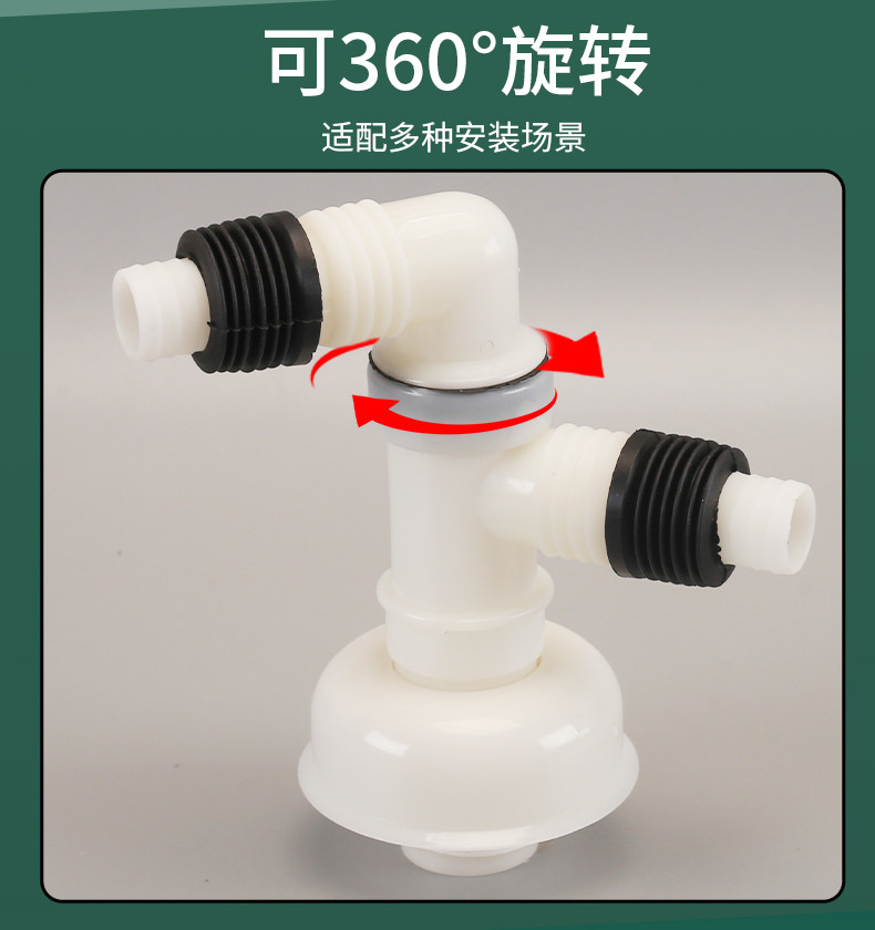 Drainage joint KITCHEN SINK STRAINTER SINK DRAIN PVC pipe Y-shaped fork ...