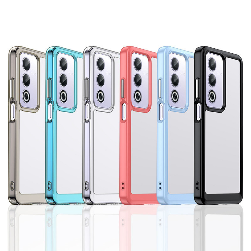 For OPPO A80 A60 A40 A40m Transparent Acrylic Shockproof Protective ...