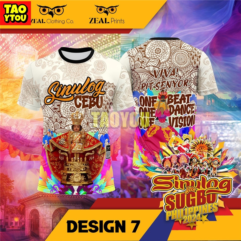 SINULOG SHIRT FULL SUBLIMATION FOR MEN AND WOMEN Another Newly Design ...