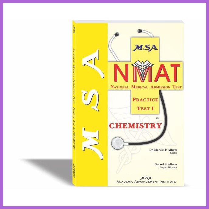 ♀ ℗ MSA NMAT Practice Test in Chemistry (Authentic / Brand New ...