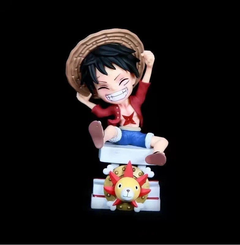 Anime One ♡ Piece GK All Staff Straw Hat One Piece Luffy Statue Model ...