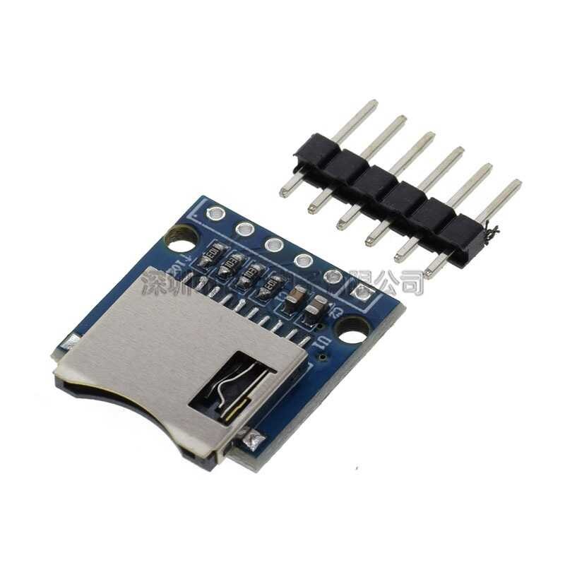 Mini SD card module TF card reader/writer SPI interface with level ...