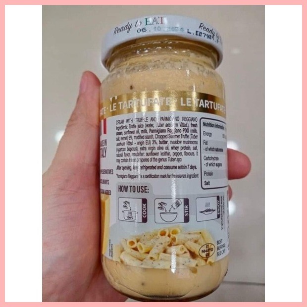 180g Tartufi Jimmy Truffle And Cheese Parmigiano Reggiano Pasta Sauce ♟ ...