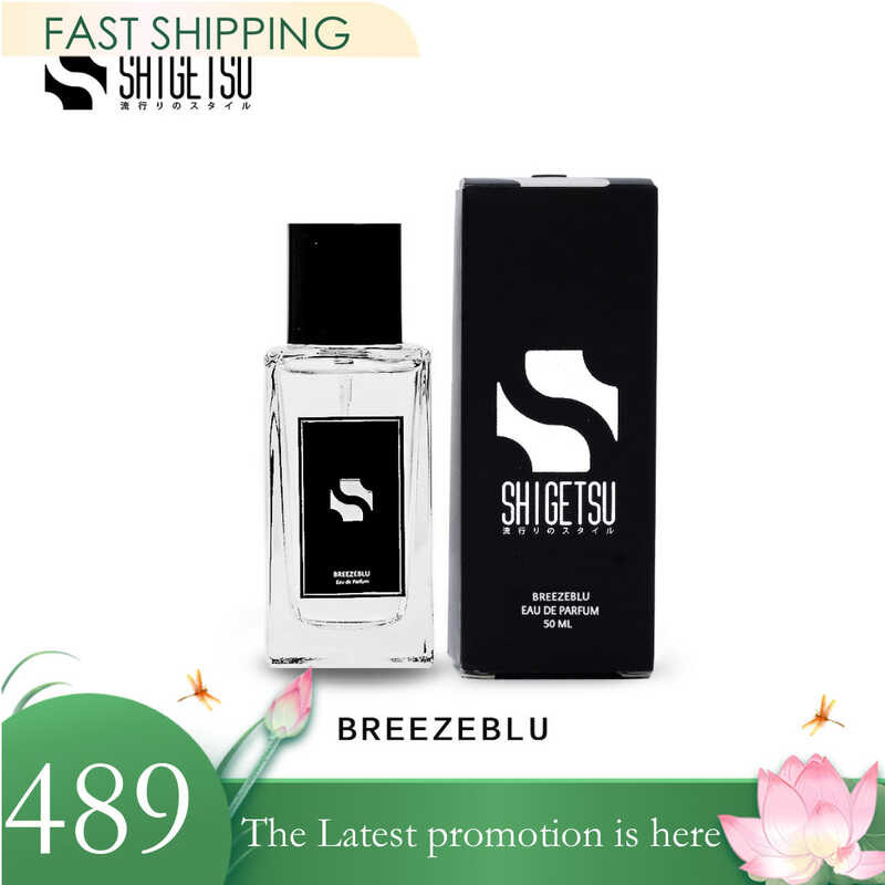 COD Shigetsu BREEZEBLU Oil Based Perfume Men Mist Body Spray Cologne ...
