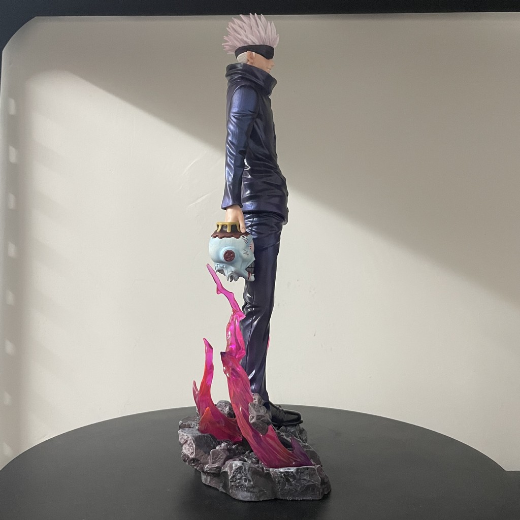 33cm Jujutsu Kaisen Gojo Satoru Standing Posture Two Face Replaced High ...