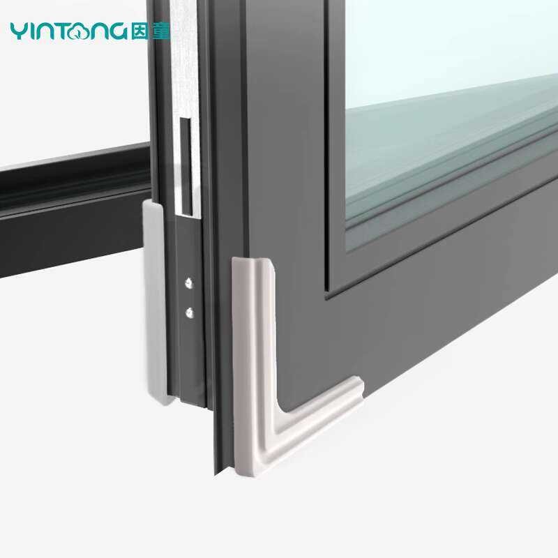 The corner window bridge broke the aluminium alloy plastic steel window ...