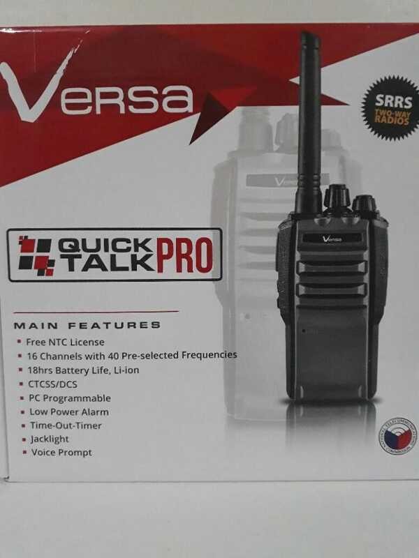VERSA QUICK TALK PRO (Srrs TWO WAY Radio) | Shopee Philippines