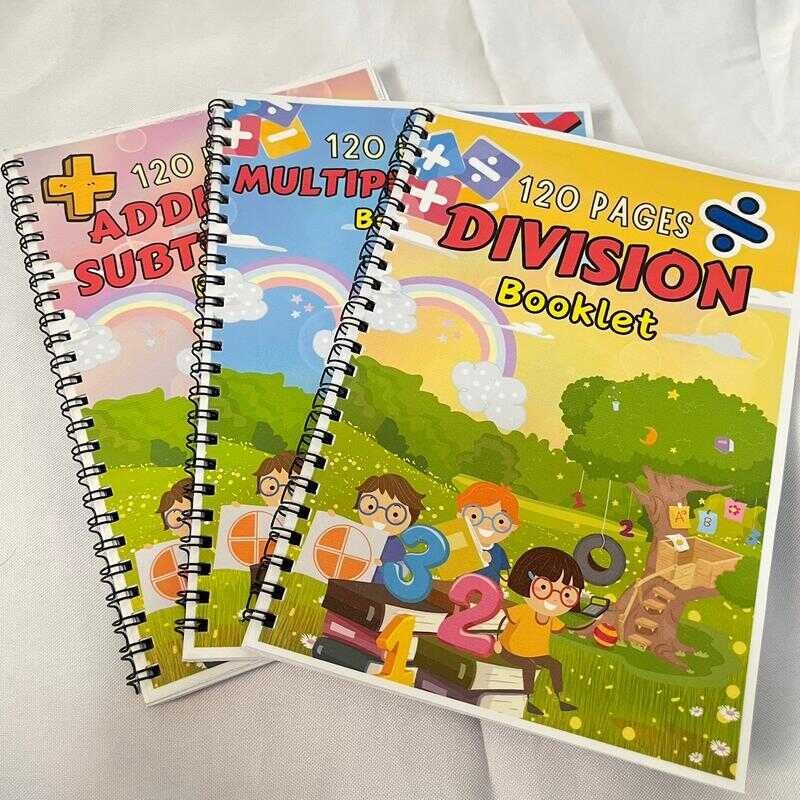 Math Booklet (Addition, Subtraction, Multiplication & Division ...
