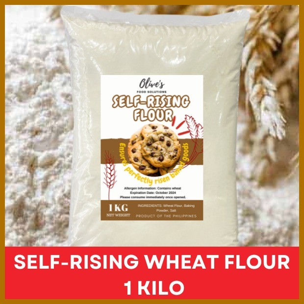 Self-Rising Wheat Flour 1 Kilo (Premium and Imported Flour) | Shopee ...