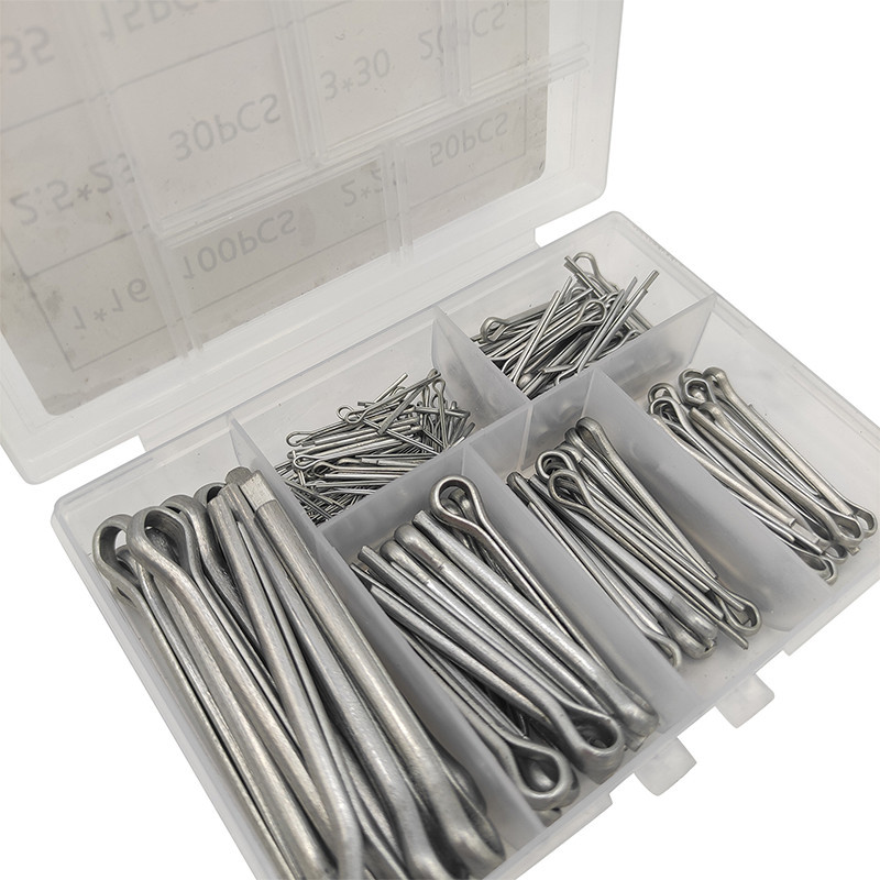 230Pcs Split Cotter Pin Clip Stainless Steel Fastener Pin Set For Tow ...