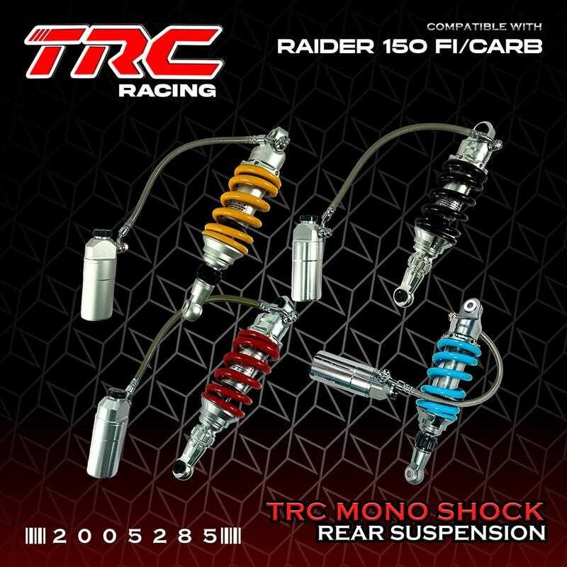 TRC RACING CNC Rear Shock Absorber For Raider 150 CARB / FI 285Mm FULLY ...