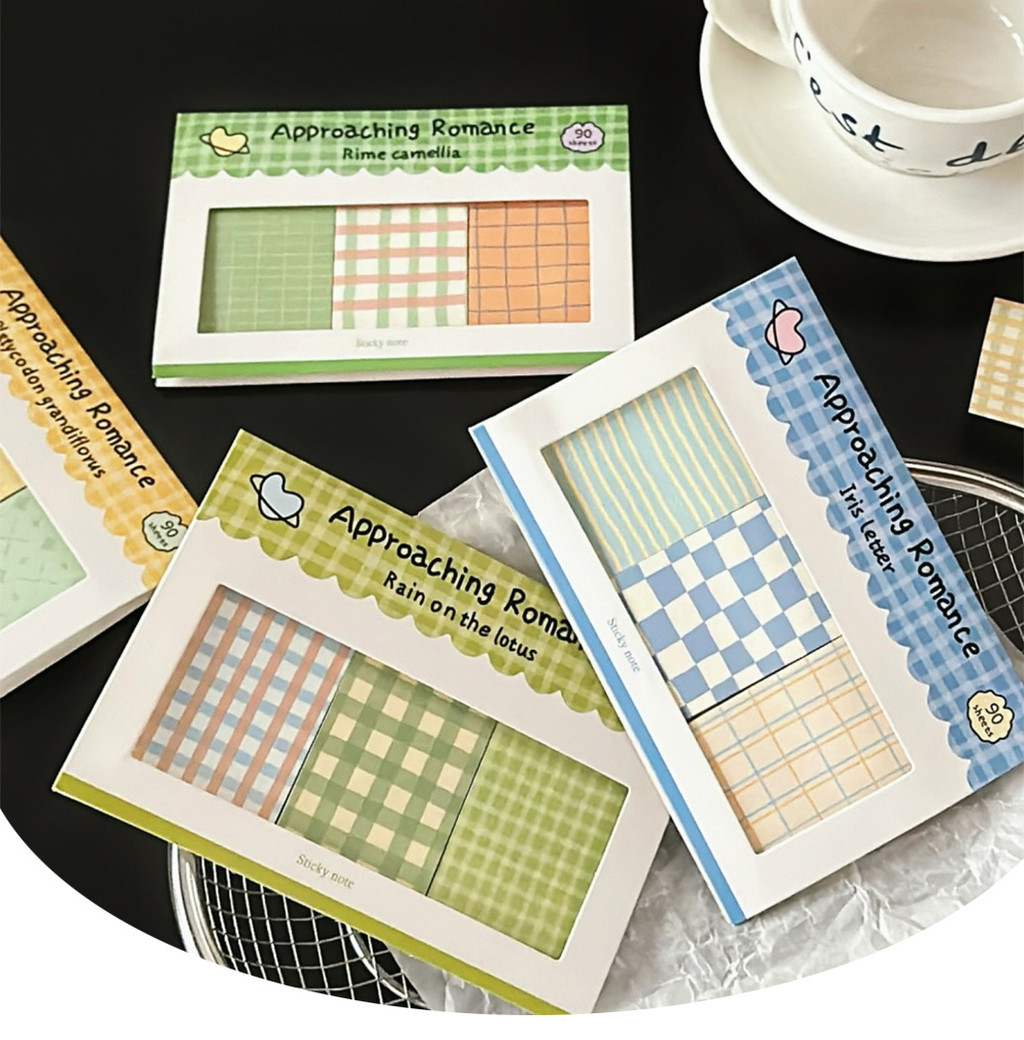 Lattice Combination Sticky Notes Romantic Series Handbook Decoration ...