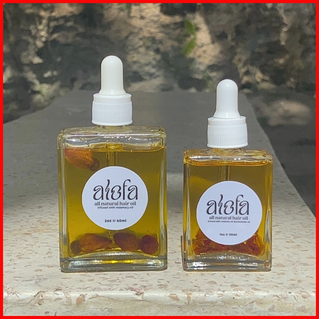 ¤ Alofa Haircare Natural Hair Growth Oil (Infused w Rosemary Oil ...