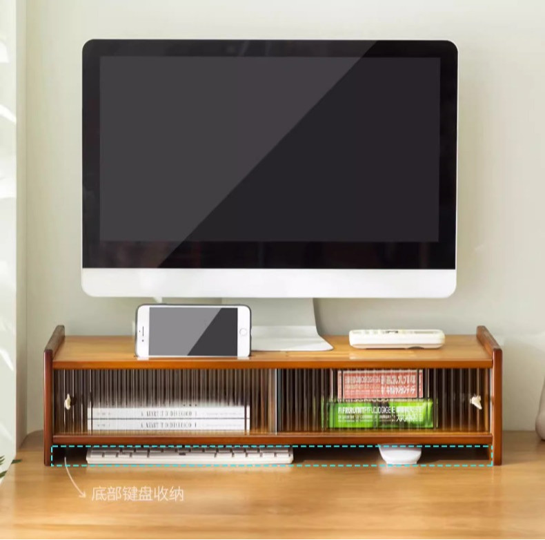 Computer Heightening Rack Desktop Screen Monitor Stand Raised Pad Base ...