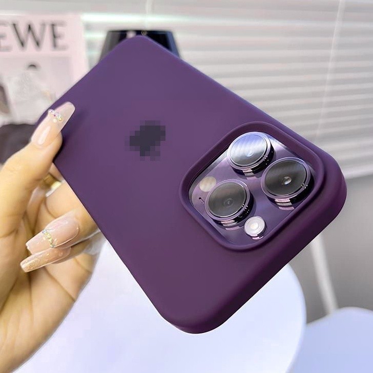 Matte Liquid Silicone Soft Case for iPhone 11 12 13 14 15 16 Pro Max 7 ...