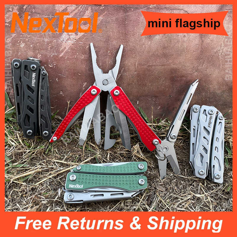 Mini NexTool Flagship 10 In 1 Multitool Multi Function Tool Folding Pliers EDC Screwdriver ...
