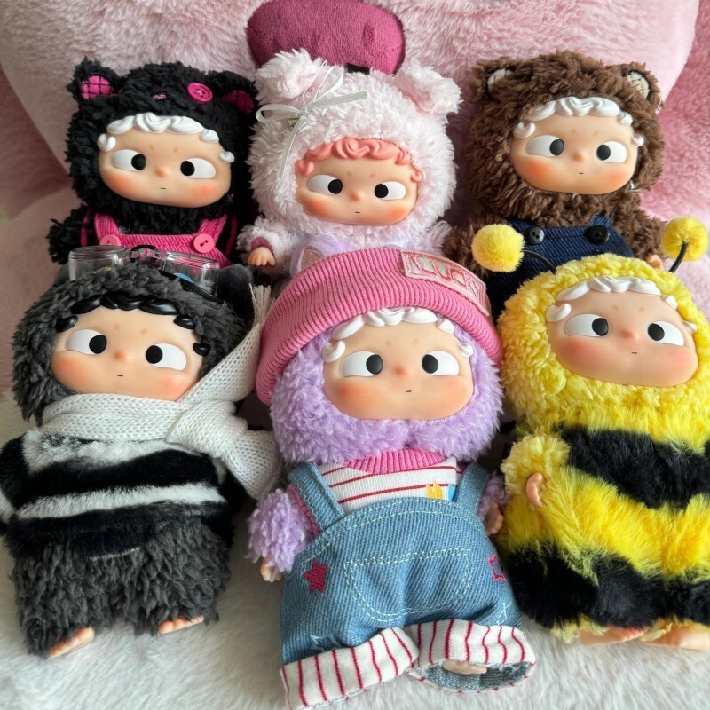 Kawaii 16Cm Black Play Ozai Spring Garden Party Series Vinyl Model Cute ...