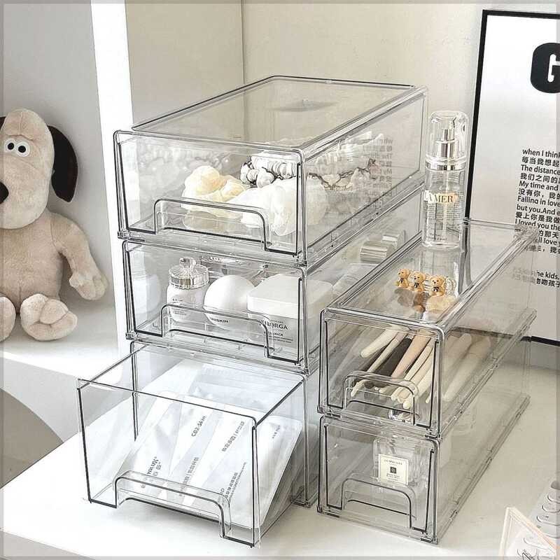 LY Ang Isang Kahon Repositoryo Drawer Transparente Sa Desop Na Office ...