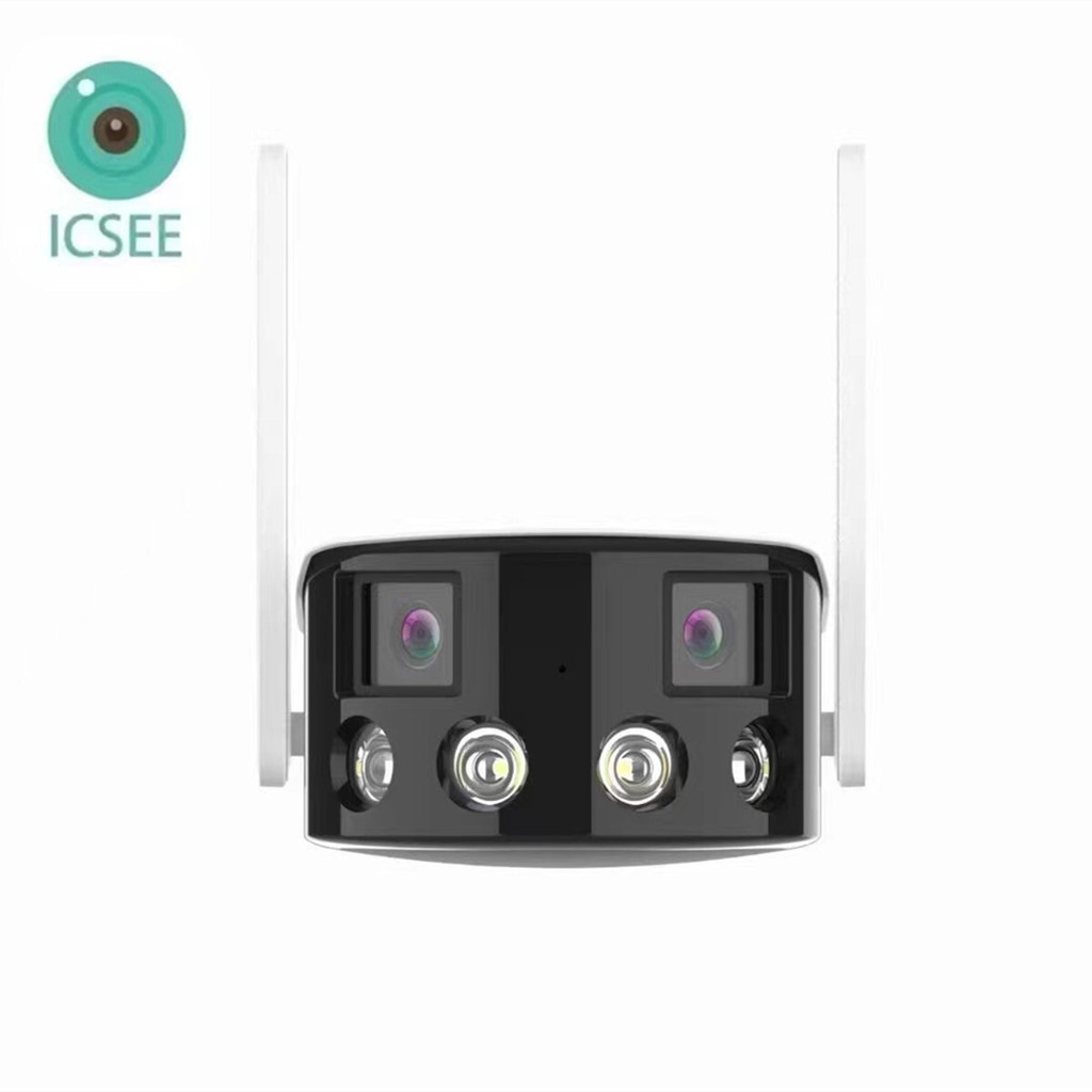 4Mp 3 01 Icsee APP 180 Degree Wide Angle Dual Lens IP Camera Full Color ...