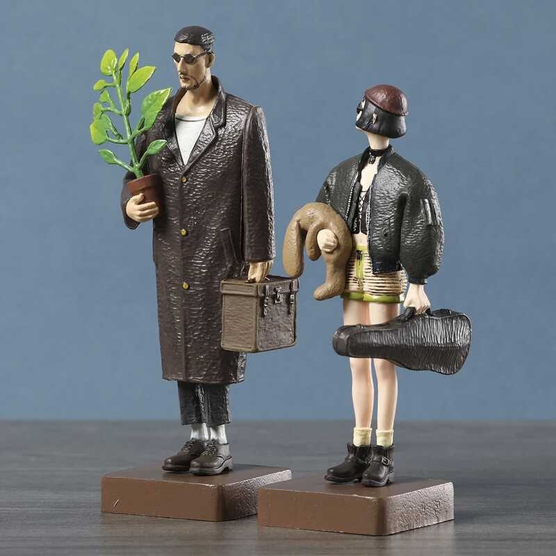 SK 2Pcs The Professional Leon Mathilda PVC Figure Toy Statue Doll Gift ...