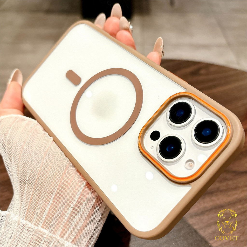 COVET Deluxe color magnetic transparent Case Compatible For iPhone 16 ...