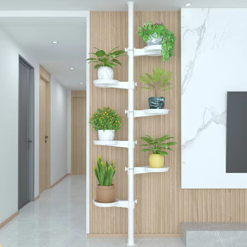 Hot Selg Pot Display Stand Black Modern Wer Balcony Plant Rack | Shopee ...