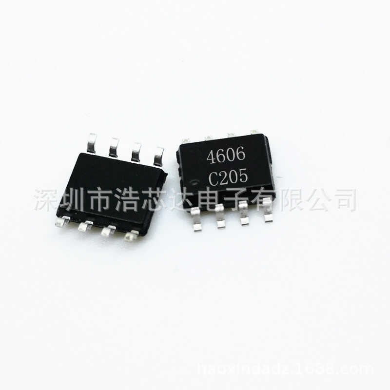 New high-voltage board universal chip AO4606 N+P-channel MOS transistor SOP-8 4606 SMT 30V ...