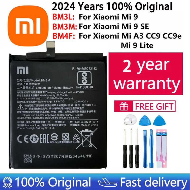 2024 d Years 100% Original Battery BM3L BM3M BM4F For Xiaomi Lite A3 ...
