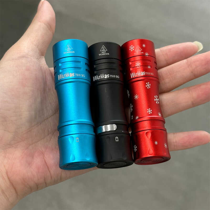 SG Wurkkos 14500 10 Powerful Mini EDC Flashlight with SFT25R LED and ...