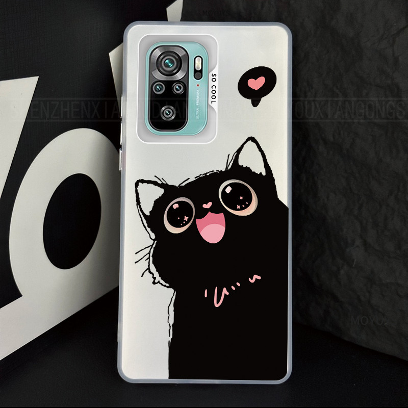 Casing Redmi note 10 4G 10s TPU Phone Case Anti Shock Cat New Advanced ...