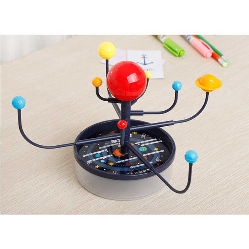 New Solar System Eight Planets Drawing Planetarium Model Set Science ...