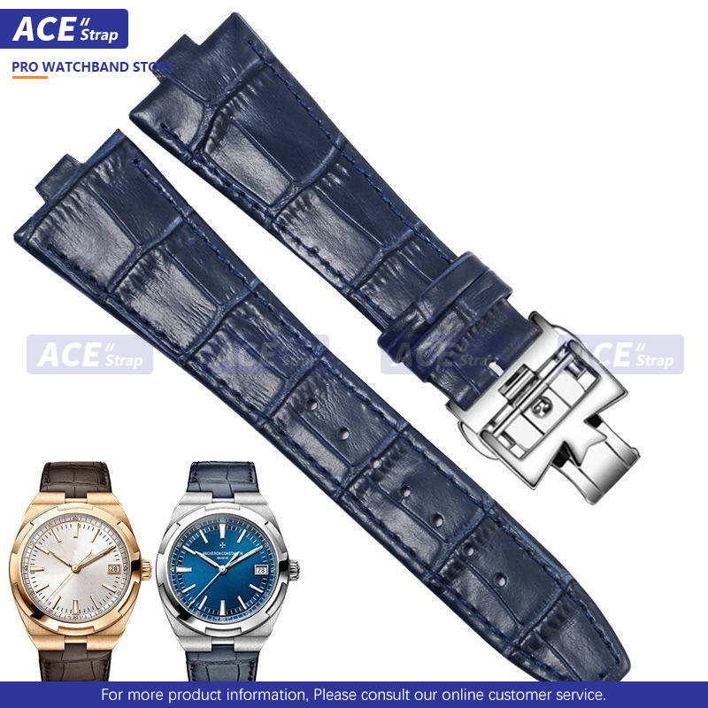 Apply To Vacheron Constantin VC45 Series Watch Leather Strap 8mm For ...