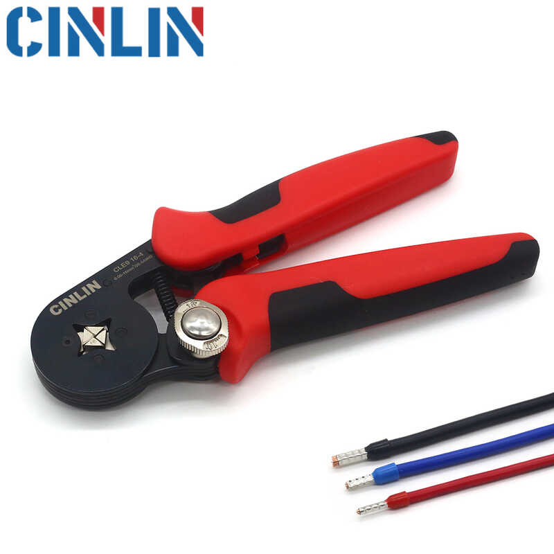 25-5AWG 0.08-16mm 16-4 Tube Ferrule VE&TE Terminals Crimping Pliers ...
