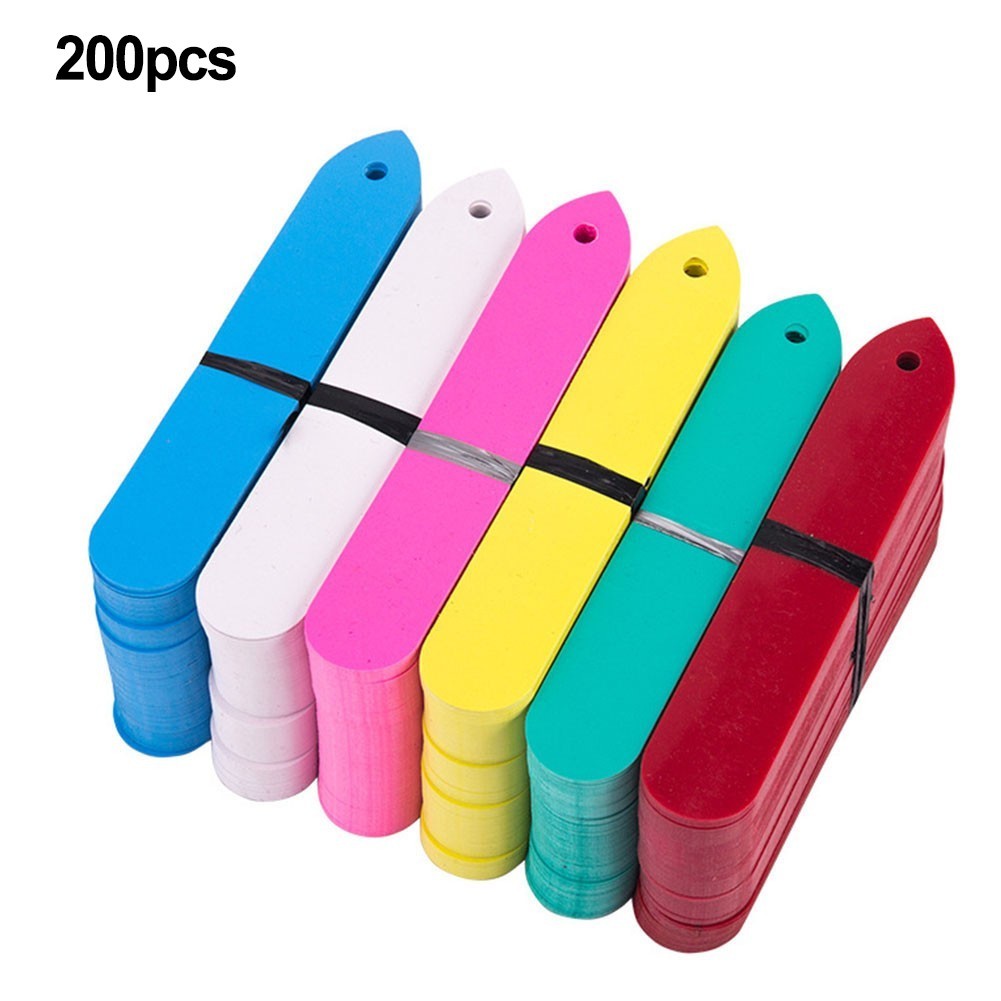 JTFY ️200Pcs Plant Marker Labels Flexible PVC Tag Waterproof Garden ...