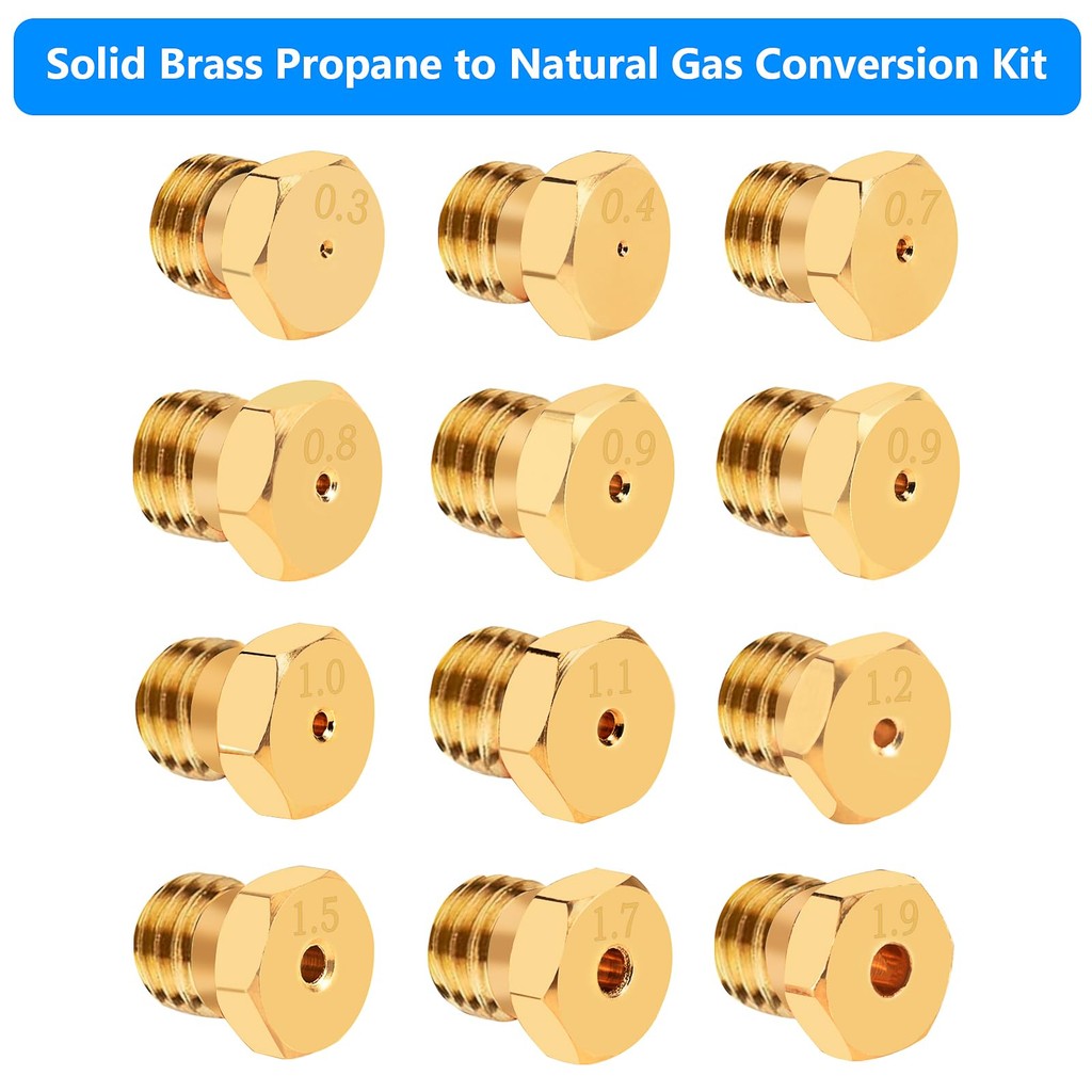 5Pcs LPG Conversion Kit LPG Gas Jet Set For Gas Hob LPG Jets Nozzles ...