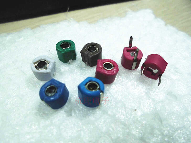 Adjustable capacitor, variable 50PF, diameter 6MM, direct insertion ...