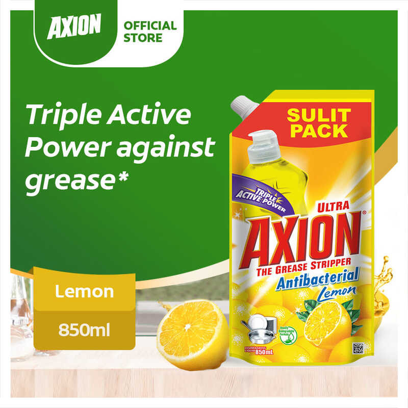 Axion Antibacterial Dishwashing Liquid Doy 850Ml | Shopee Philippines