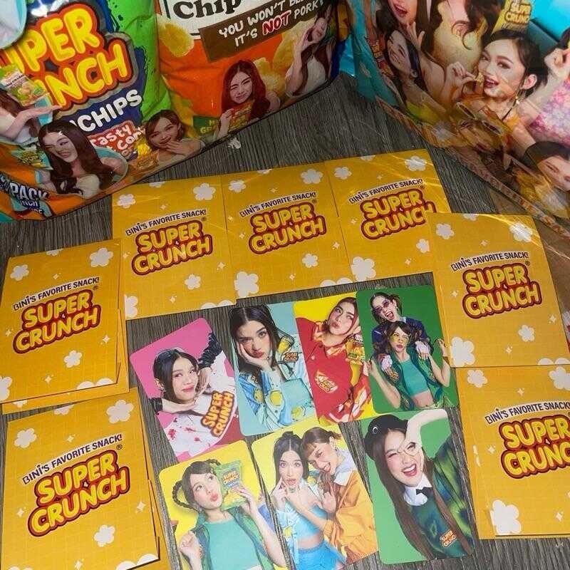 Bini Super Crunch Photocard OFFICIAL Photocards (No Chips Included ...