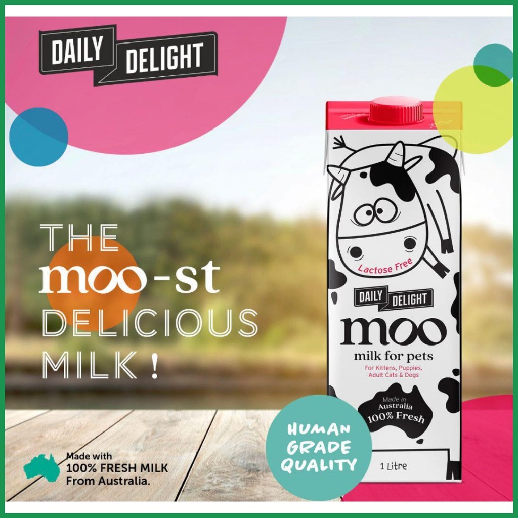∆ Daily Delight Pet Moo Milk for Dogs and Cats 1L (Exp: JAN 16, 2025 ...