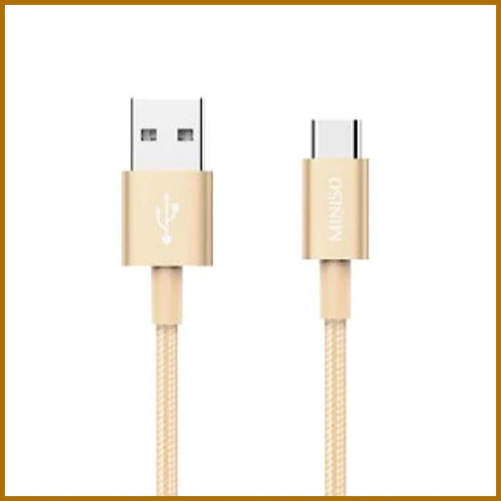 MINISO Micro Data Cable (Golden) | Shopee Philippines